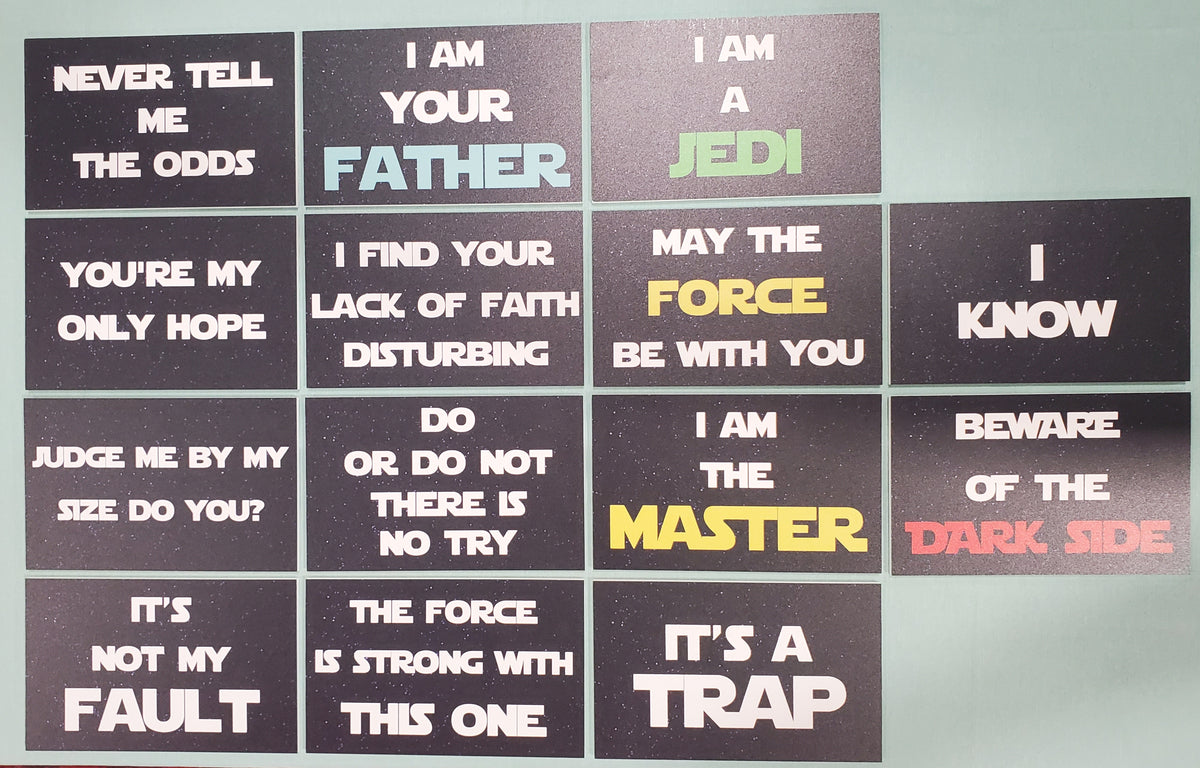 Star Wars Themed Signs – Papercuts and Woodwork
